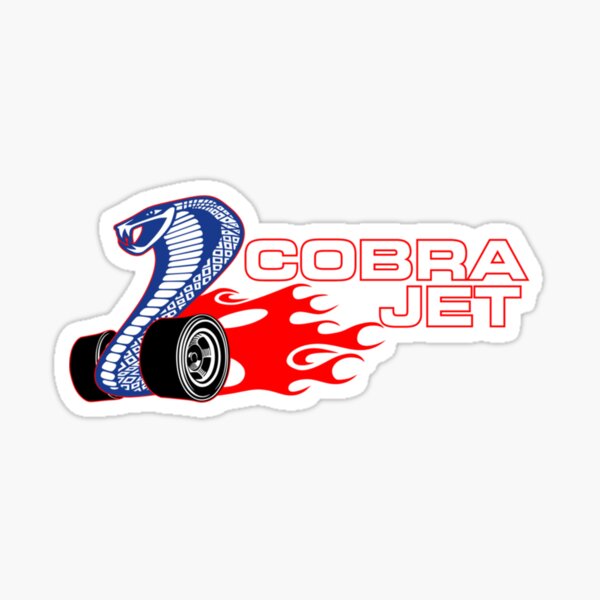 "Cobra Jet Classic ." Sticker by rezakiehauch | Redbubble