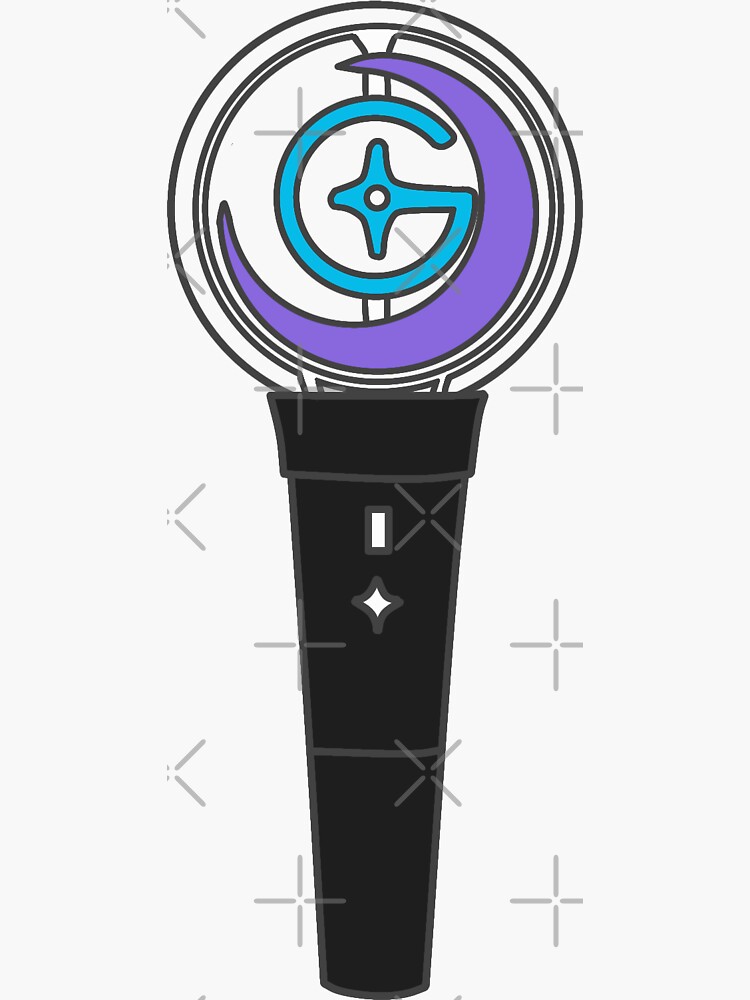 "GFRIEND Lightstick" Sticker for Sale by penghwall | Redbubble