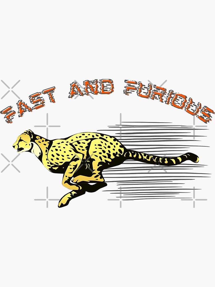 "Fast And Furious Design" Sticker by Artzilla22 | Redbubble