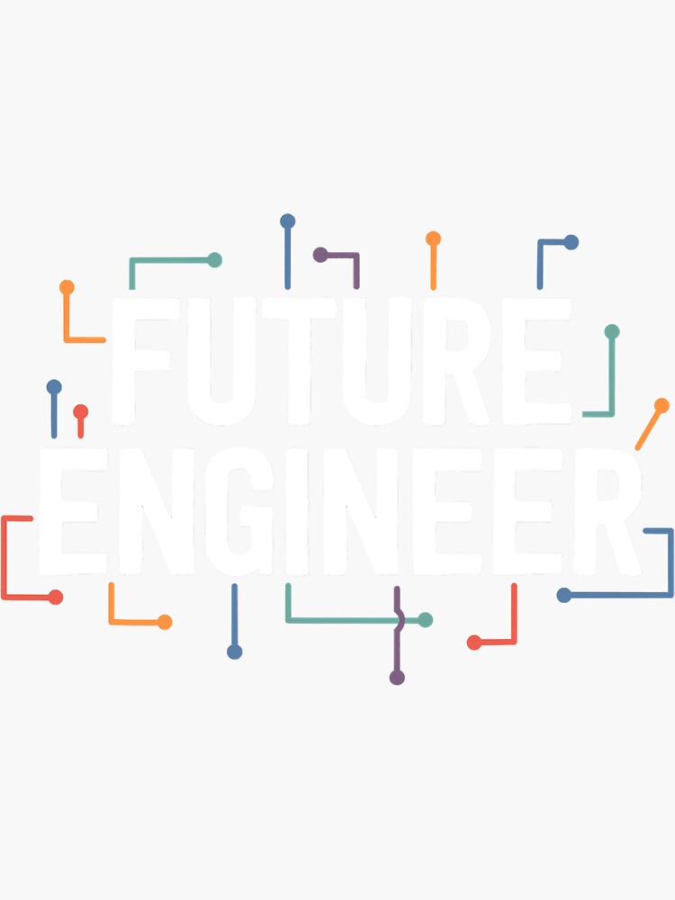 "Electrical Engineering Shirt Circuit Kids Future Engineer" Sticker by KimichoKoros | Redbubble