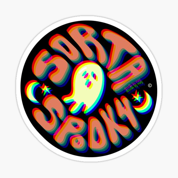 "Sorta Spooky 3D beauty Sticker" Sticker by baoyueking | Redbubble