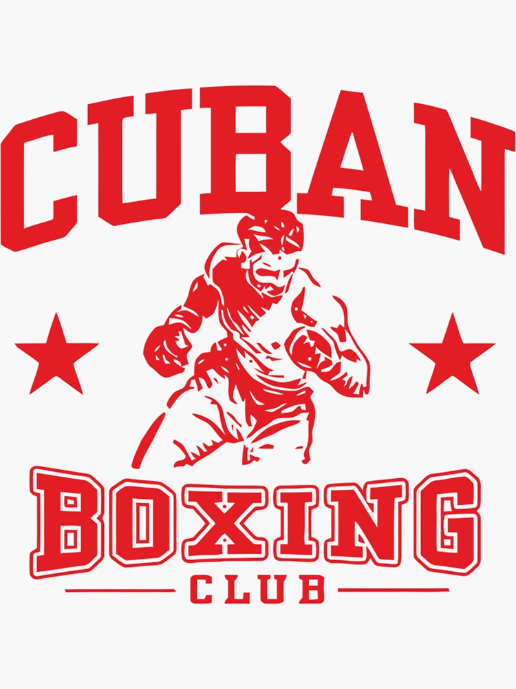 "Cuban Boxing Club" Sticker by EriceGarcia | Redbubble