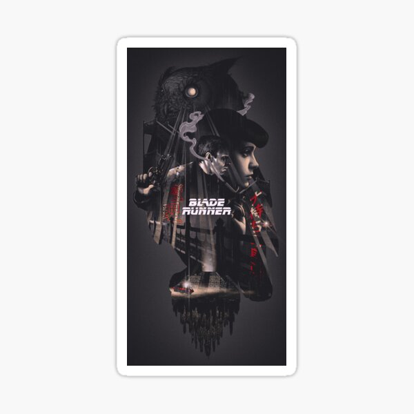 "Blade Runner Art" Sticker by CoconutMelon | Redbubble