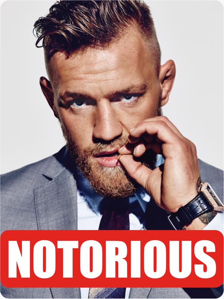 "Notorious Conor McGregor" Sticker by EriceGarcia | Redbubble