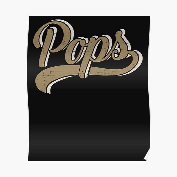 Póster «Pops para hombre para papá y el día del padre de hija o hijo ...