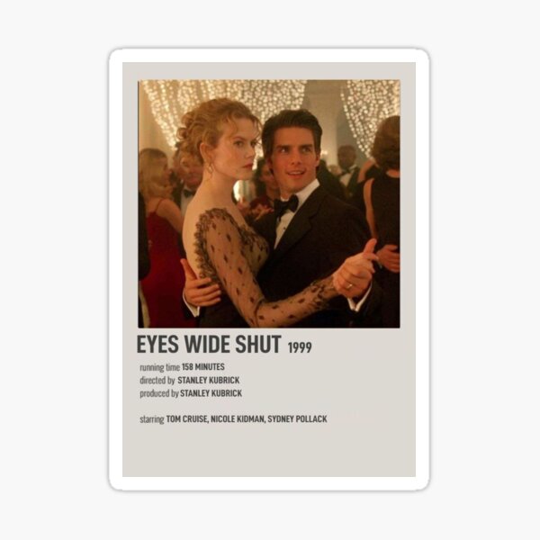 "eyes wide shut" Sticker by lisfestyle | Redbubble