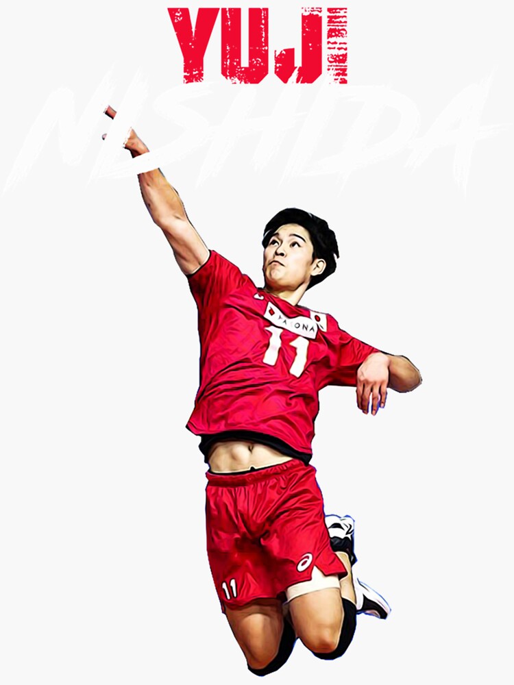 "Yuji Nishida Japan Volleyball Classic T-Shirt" Sticker for Sale by ...