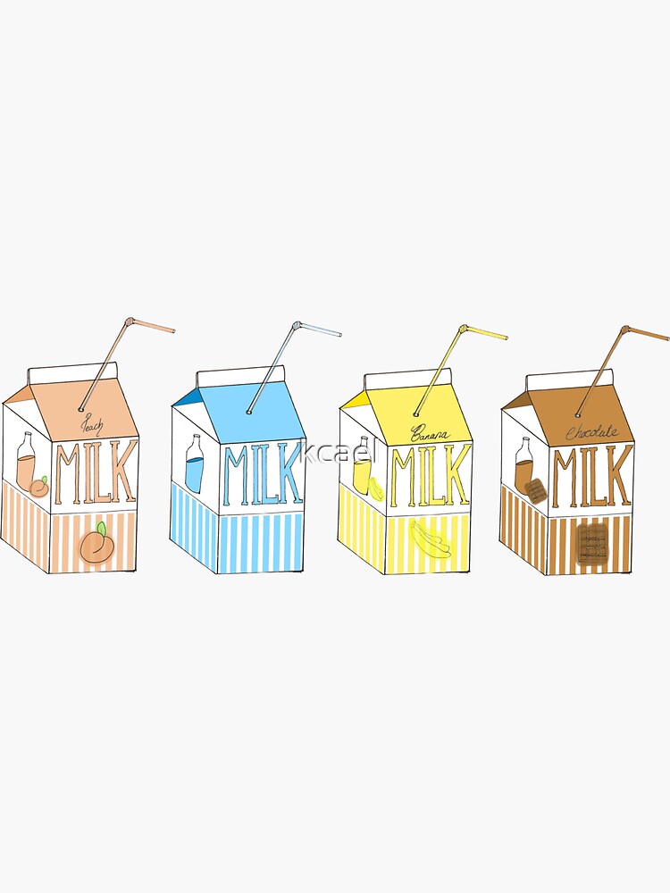 "Milk Club" Sticker by kcael | Redbubble