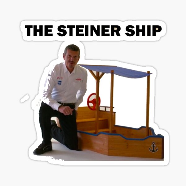 "guenther steiner" Sticker by drapona10 | Redbubble