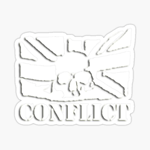 "Conflict music Essential ." Sticker by rezakiehauch | Redbubble