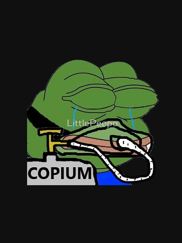 "COPIUM cope twitch emote" T-shirt for Sale by LittlePeepo | Redbubble ...