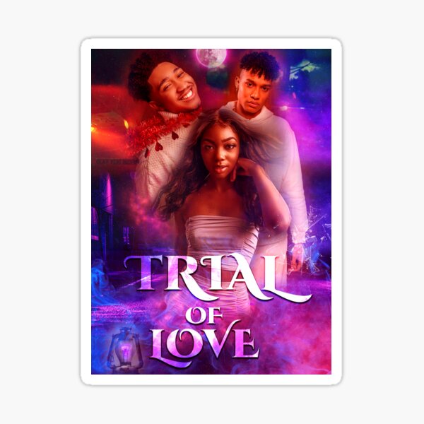 "Trial of Love - Fantasy, Action, College Romance, Adventure" Sticker by blazegoldburst | Redbubble