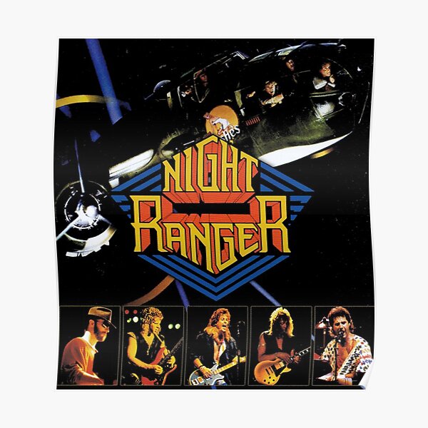 "2022 the night ranger tour" Poster for Sale by bennymarvel | Redbubble