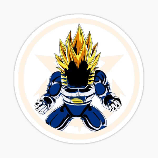 "vegeta" Sticker by sparklyboss | Redbubble