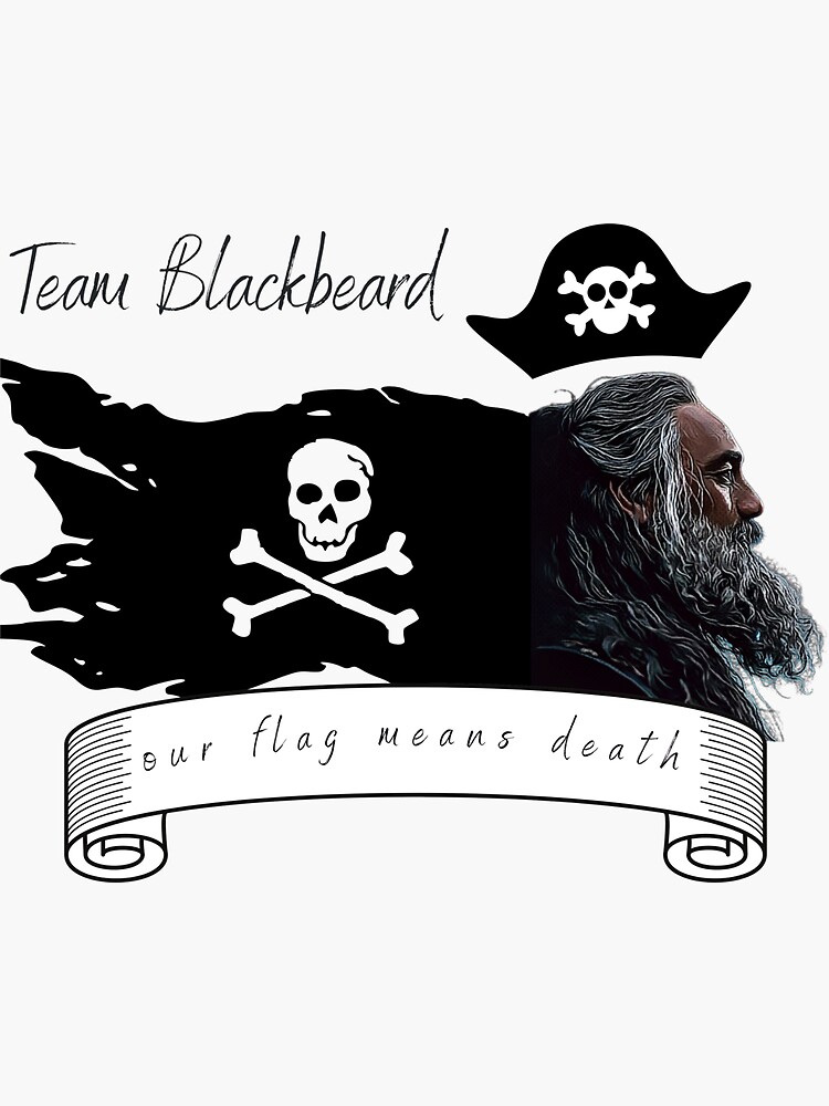 "our flag means death" Sticker by Nitramdesigns | Redbubble
