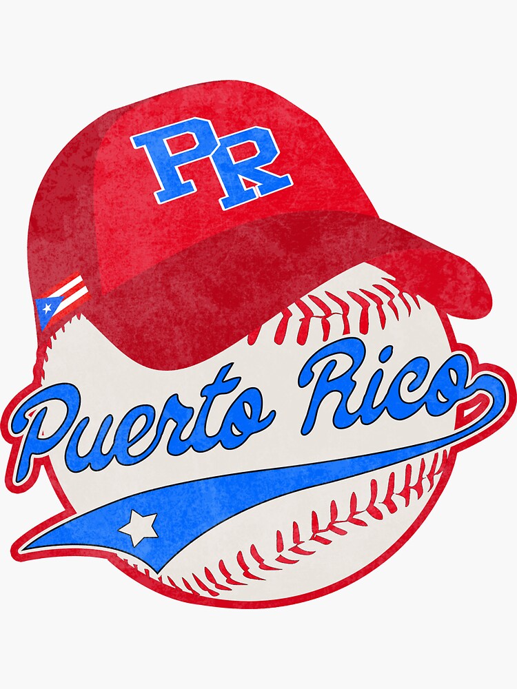 "Puerto Rico Baseball Ball Cap Puerto Rican" Sticker for Sale by ...