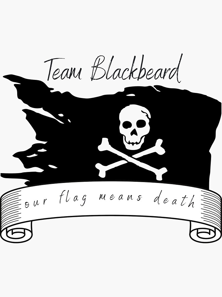 "Team blackbeard OFMD" Sticker by Nitramdesigns | Redbubble