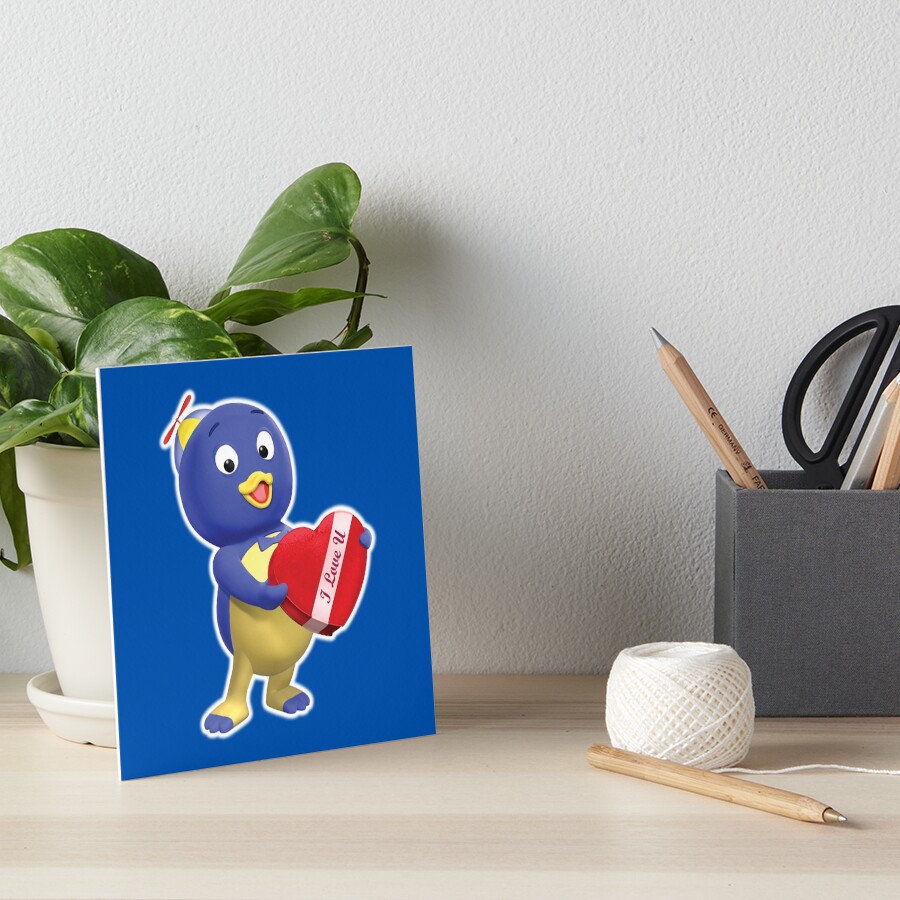 "The Backyardigans Pablo with Heart" Art Board Print by YourFavouriteSI ...