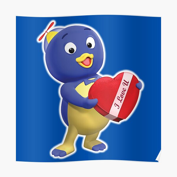 Póster «Los Backyardigans Pablo con Corazón» de YourFavouriteSI | Redbubble