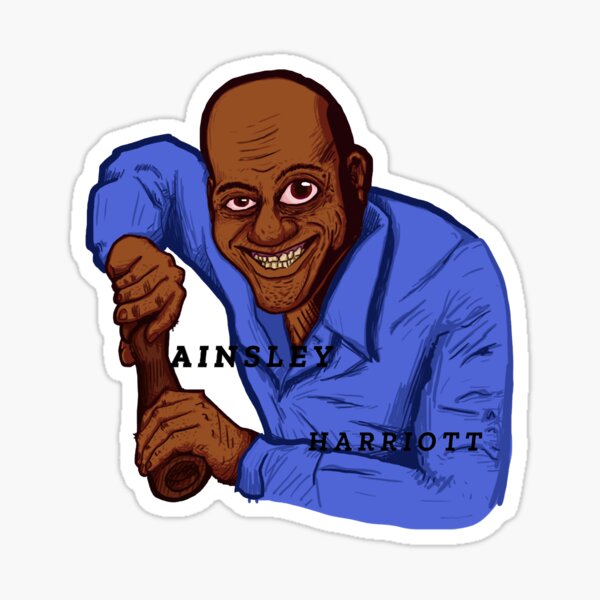 "Mens Funny Ainsley Harriott" Sticker by Altenwerth1986 | Redbubble