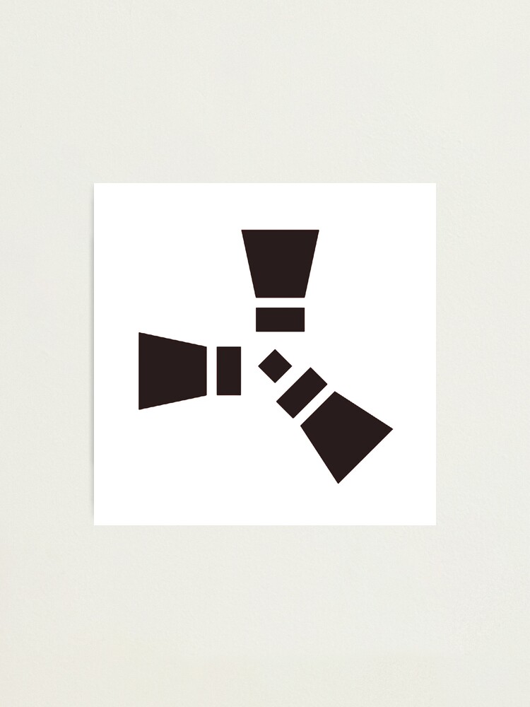 "rust logo-black and white" Photographic Print for Sale by ricemann ...