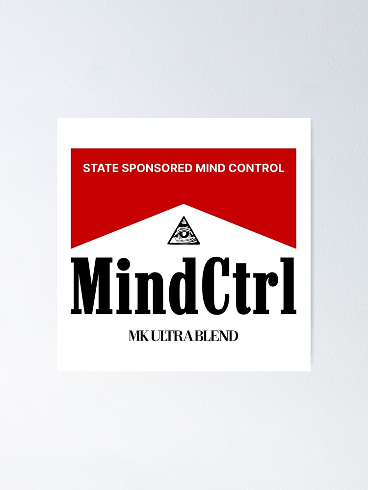 "MK Ultra Mind Control" Poster for Sale by exodus2k | Redbubble