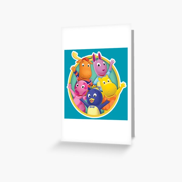 "The Backyardigans Waving" Greeting Card by YourFavouriteSI | Redbubble