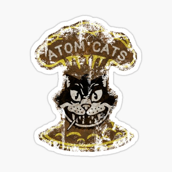 "Atom Cats Essential T-Shirt" Sticker by NiklasArndt | Redbubble