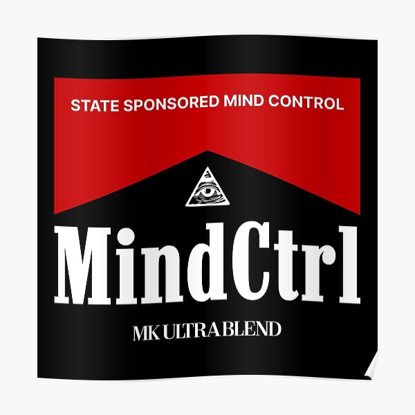 "MK Ultra Mind Control" Poster for Sale by exodus2k | Redbubble