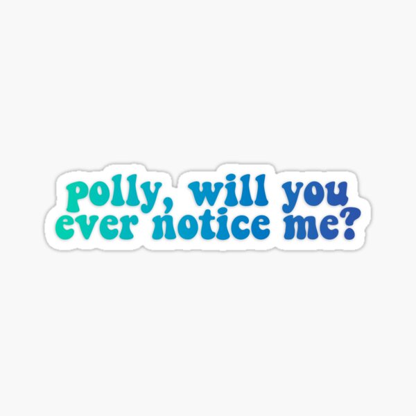 "polly" Sticker by shilohsstickers | Redbubble