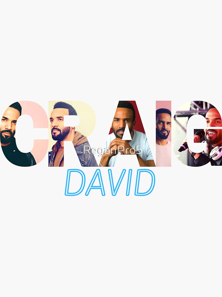 "Craig David classic t shirt | Craig David sticker" Sticker for Sale by ...