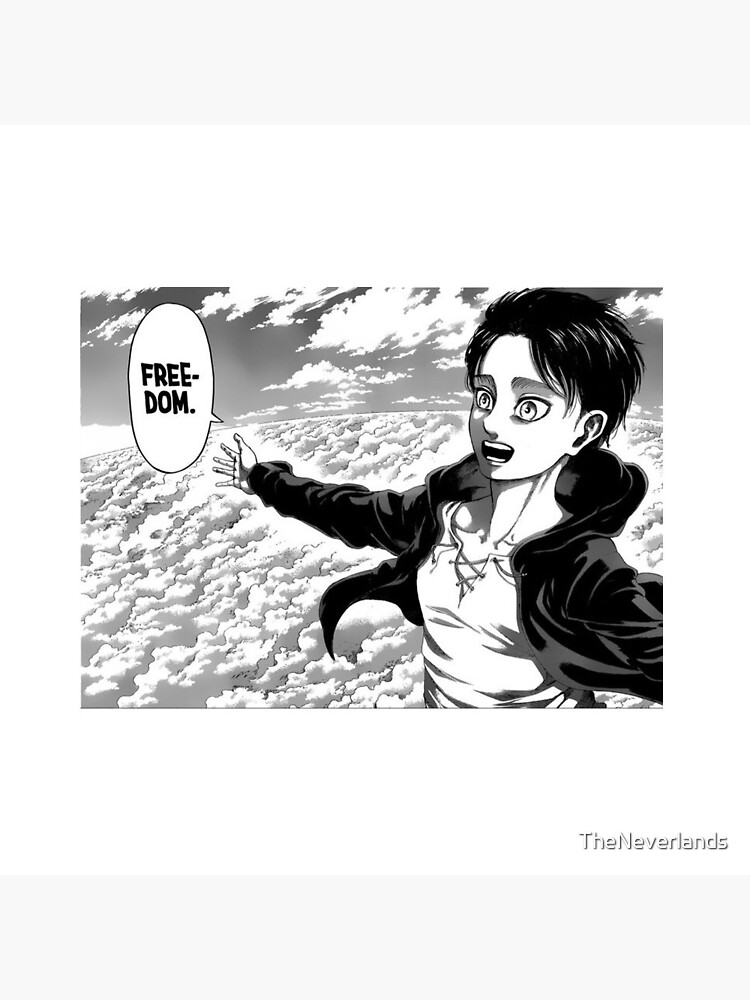 "FREEDOM | Attack on titan panel | Attack on titan | Shingeki no kyojin ...