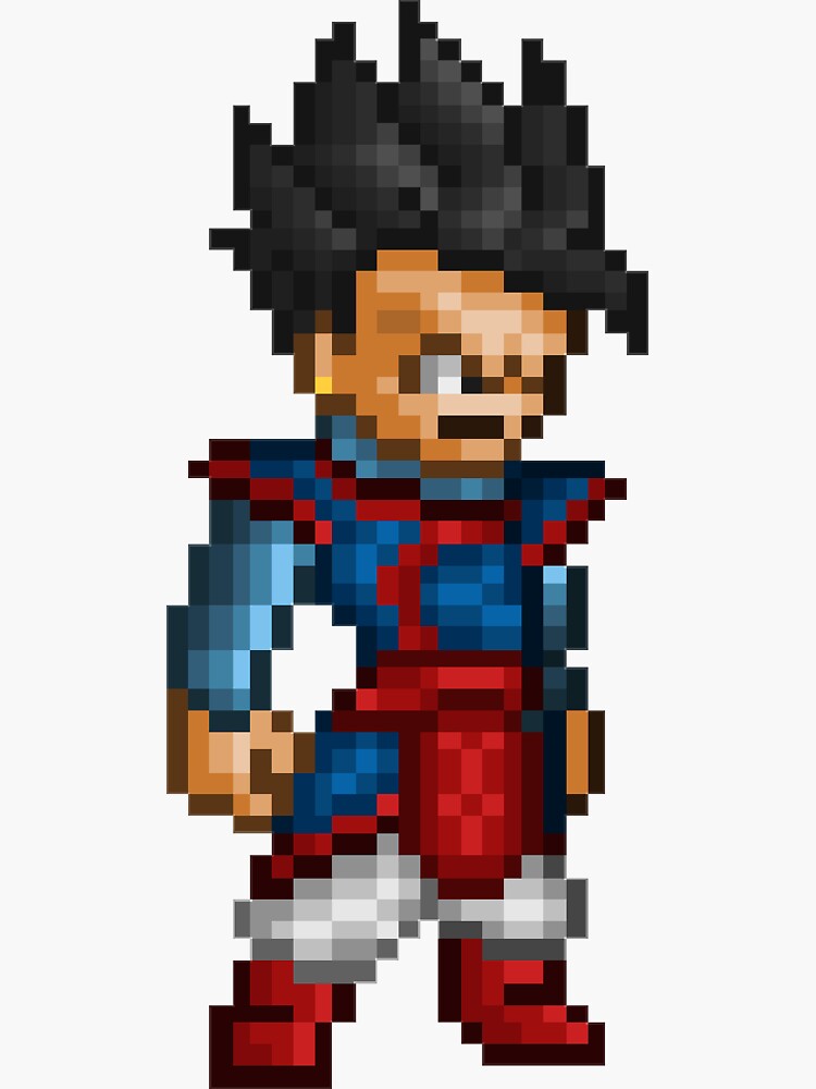 "Ultimate Gohan Pixel Edition" Sticker by adventfan | Redbubble