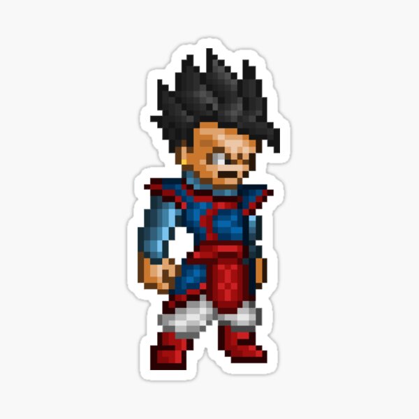 "Ultimate Gohan Pixel Edition" Sticker by adventfan | Redbubble