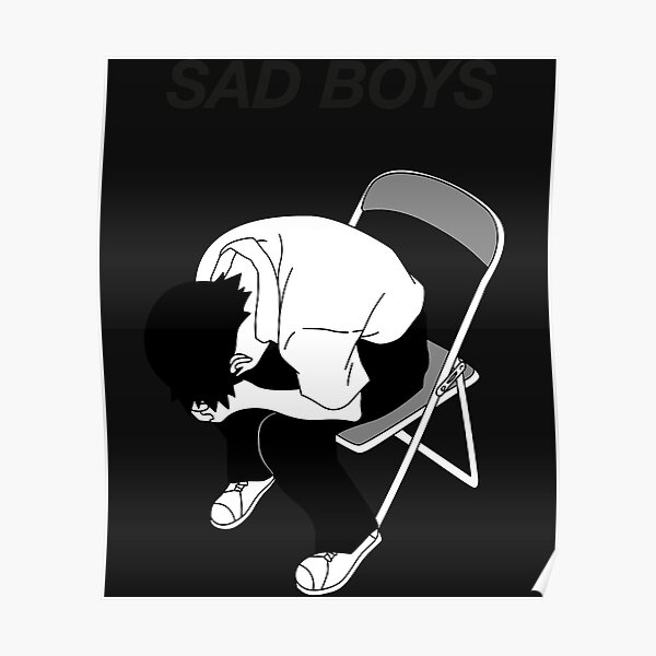 "Sad boy classic t shirt" Poster for Sale by justansay2448 | Redbubble