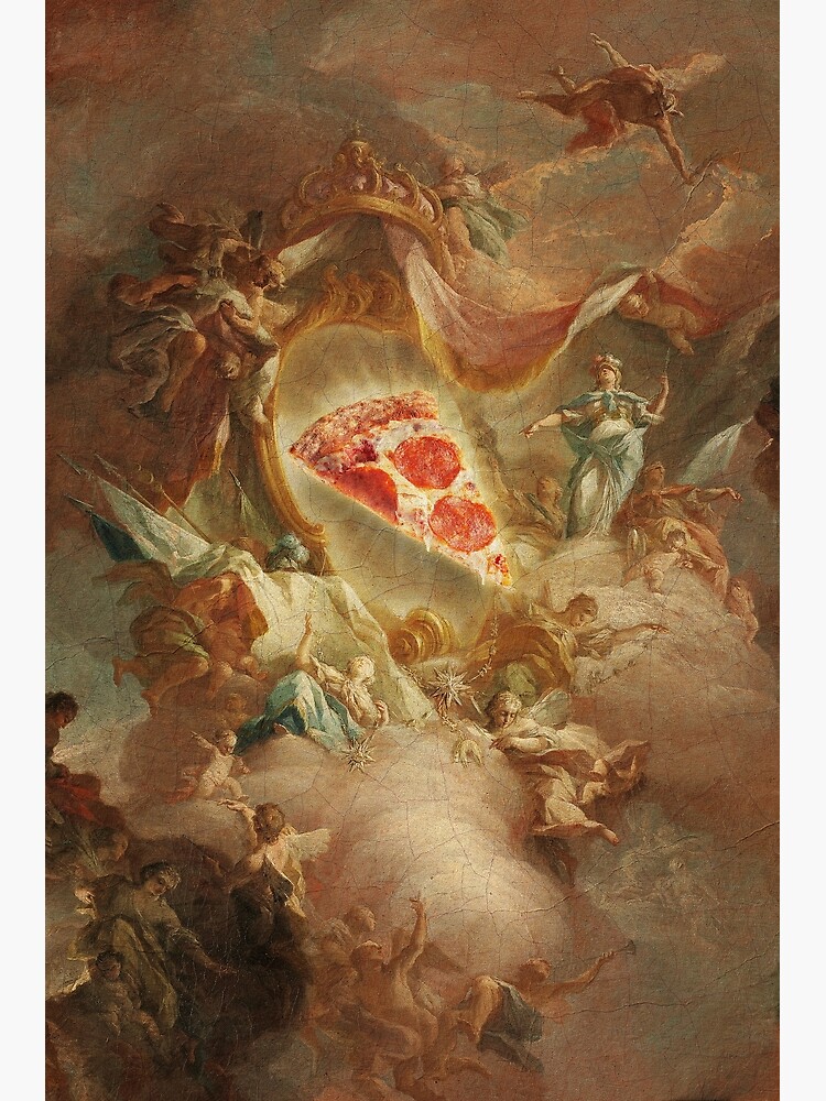 The Holy Pizza Premium Matte Vertical Poster sold by Danilo Almeida ...