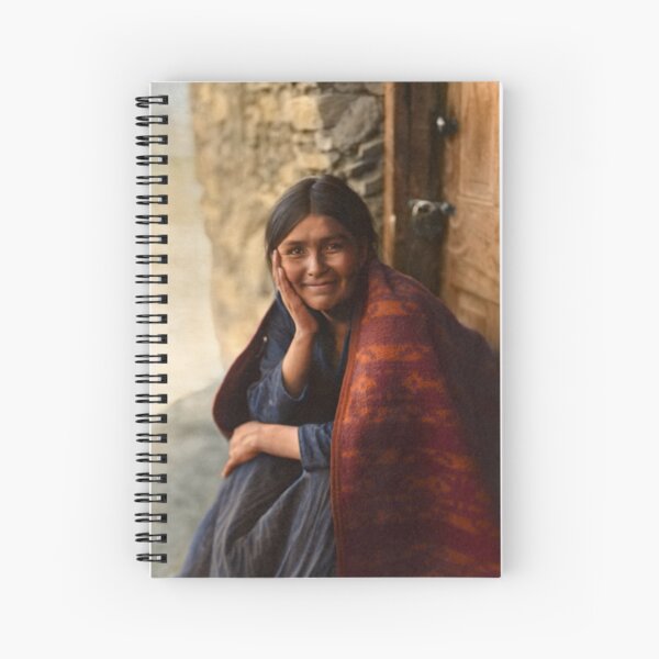 A Navajo Smile” Woman sitting on her porch, Navajo Nation, 1904" Spiral ...