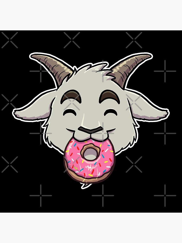 Goat Eating Donuts Yard Goats' New Foods For 2018: Donut Dogs And