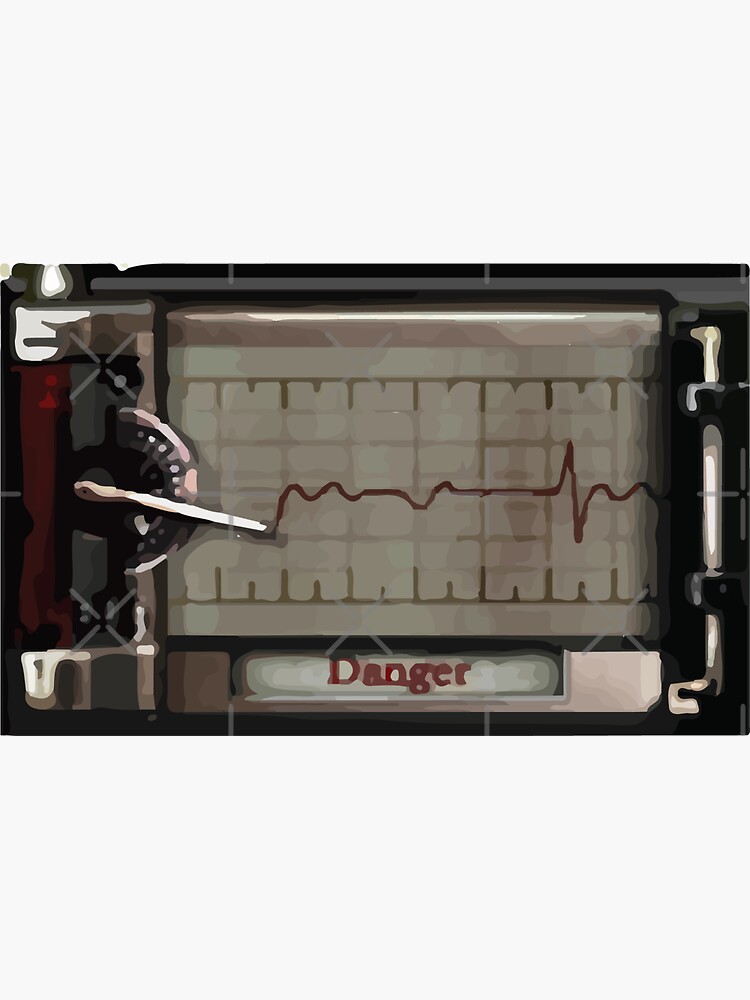 "Resident Evil Biohazard Remake "Danger" Health Condition Bar" Sticker ...