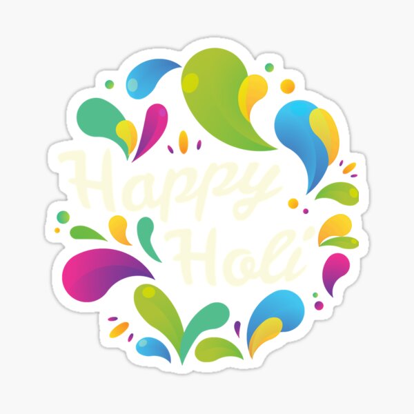 "Signs You Made A Great Impact On Happy Holi" Sticker by ...