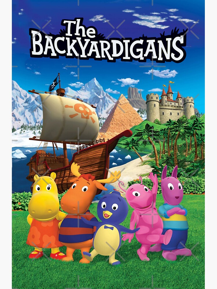 Pegatina «El paisaje de los Backyardigans» de YourFavouriteSI | Redbubble