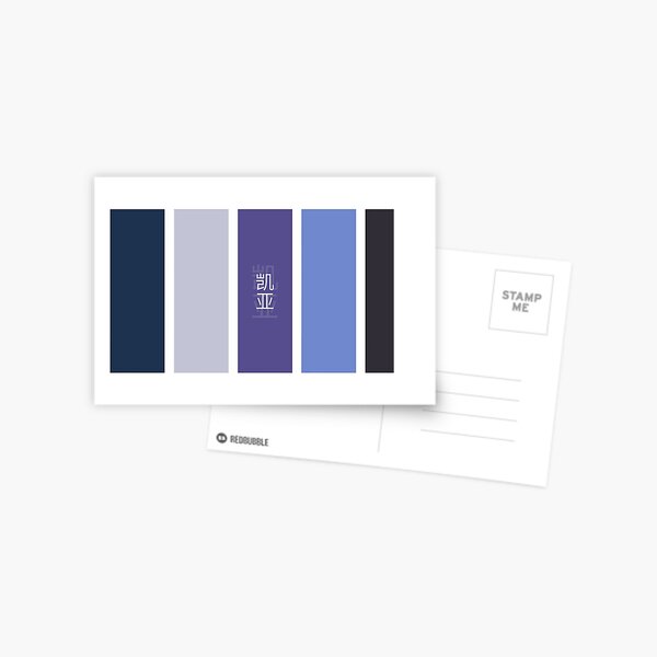 "Kaeya - "Genshin Impact: Color Palettes" Collection" Postcard by draco ...