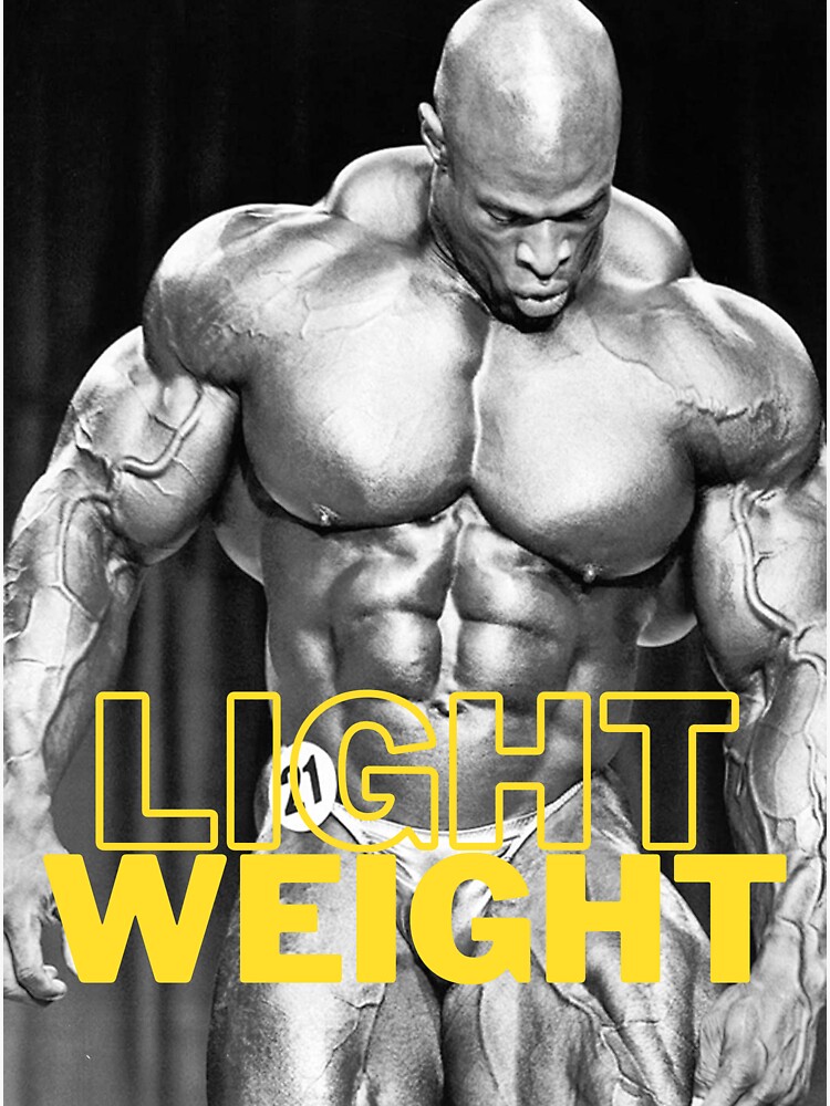 "Light Weight Ronnie Coleman" Sticker by Maurice9 | Redbubble
