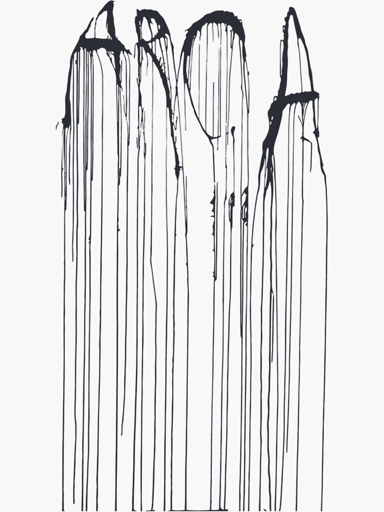 "Arca logo " Sticker for Sale by EggnieVoguez | Redbubble