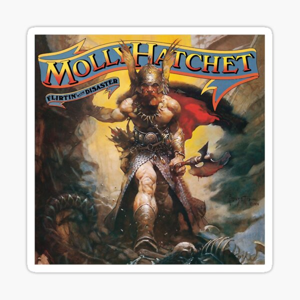 "Album Flirtin Hatchet" Sticker for Sale by RaoulJerde | Redbubble