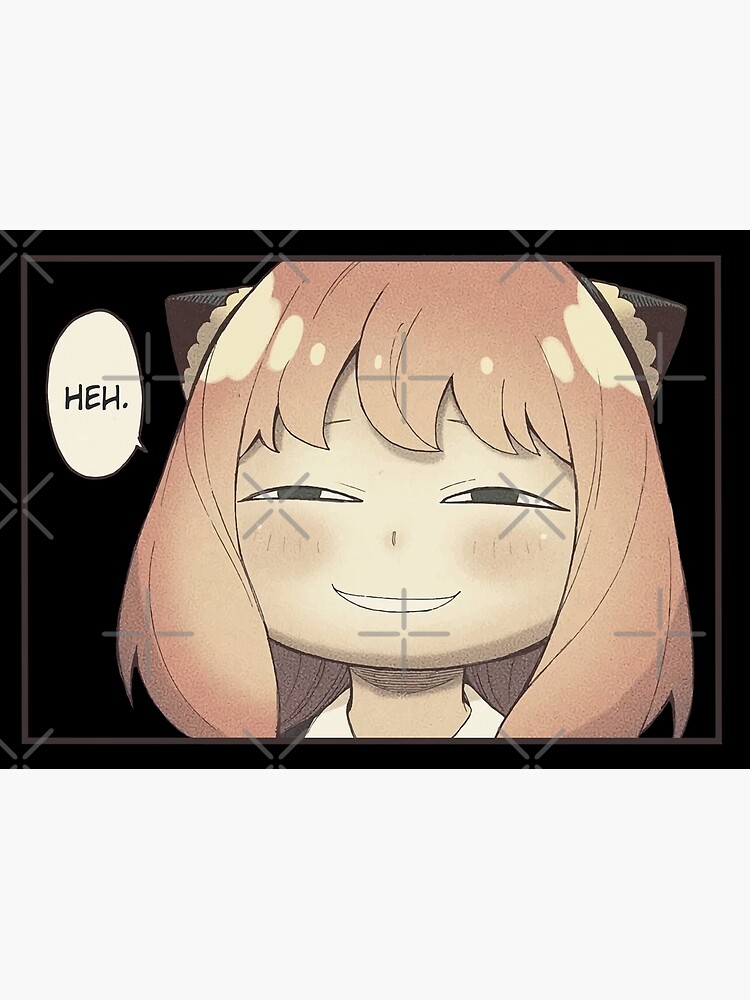 "Spy x Family- Anya Heh." Poster by Hoomura | Redbubble