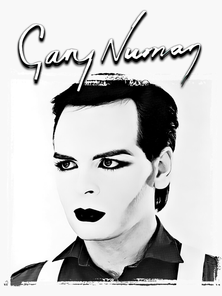 "Gary Numan " Sticker by Kielderprint | Redbubble