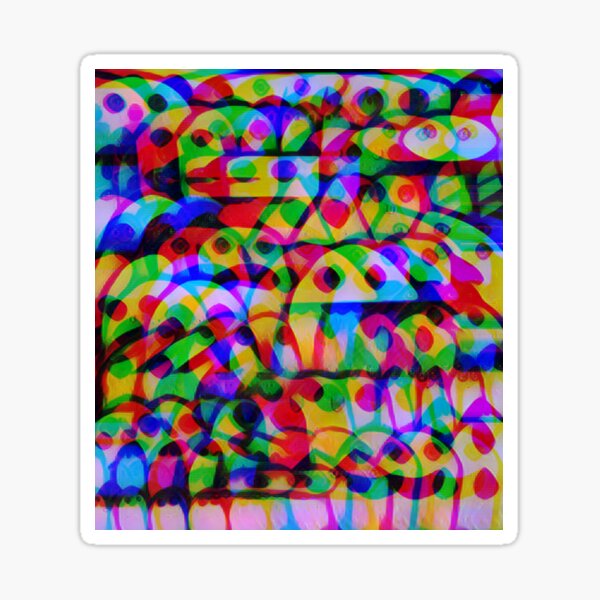 "Trippy" Sticker for Sale by Dannka | Redbubble