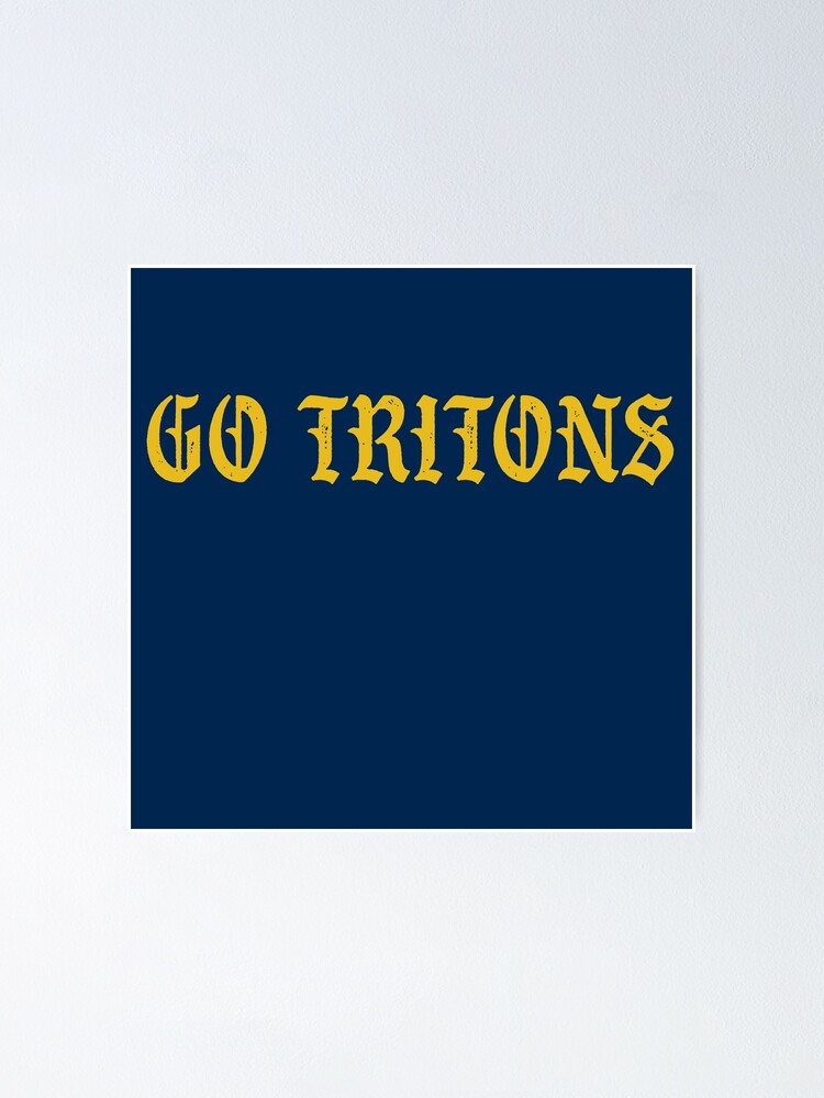 "Retro Go Tritons " Poster for Sale by jessicaleah15 | Redbubble