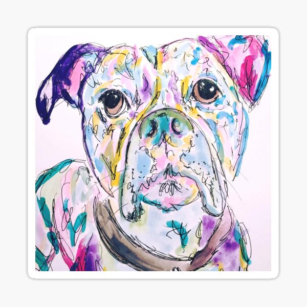 "BOXER" Sticker by jessieleighsart | Redbubble